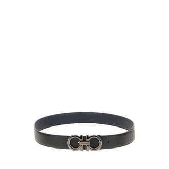 Ferragamo Stylischer Lederg&uuml;rtel f&uuml;r M&auml;nner - - Accessories - Herren - Schwarzk - 85 CM
