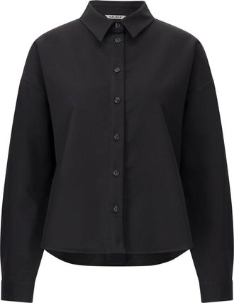 Caliban Oversize-Fit Hemdbluse
