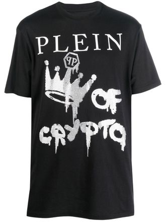 Philipp Plein T-Shirt mit grafischem Print - Schwarz