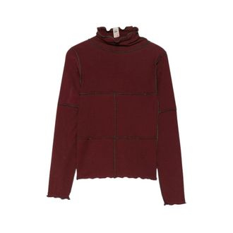 BASERANGE Cinder Rollkragenpullover - - Tops - Damen - Rot - XS
