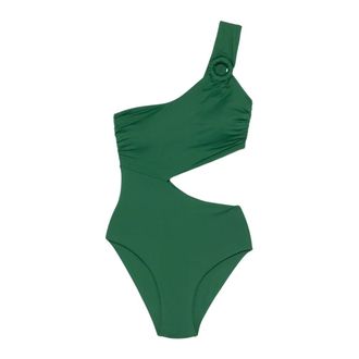 Fisico Ring-Detail Badeanzug - - Swimwear - Damen - Gr&uuml;n - M