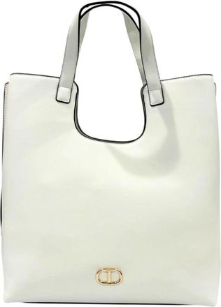 Twinset Femme, Sacs, Blanc, Taille: ONE Size Sac bandouli&egrave;re structur&eacute;