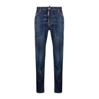 Dsquared2 SweaT-shirt en coton Icon - Homme - Jeans - Bleu - Taille: XS