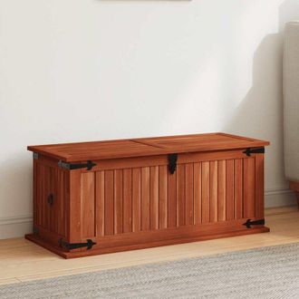 vidaXL Coffre de rangement 79x34x32 cm Bois dacacia solide Vidaxl
