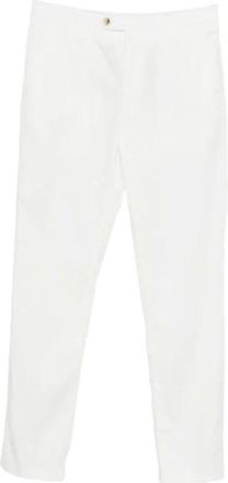 Canali Homme, Pantalons, Blanc, Taille: XL Chinos