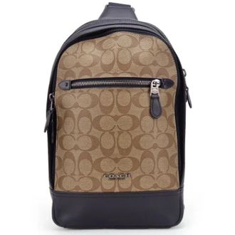 Coach Pre-owned Leder Schultertasche - - Pre-owned - Damen - Beige - ONE SIZE