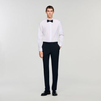 Sandro Hose mit satinierten Details