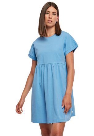Urban Classics Damen Kleid Ladies Organic Empire Valance Tee Dress, Volantkleid für Frauen, Loose Fit, erhältlich in vielen Farben, Größen XS-5XL