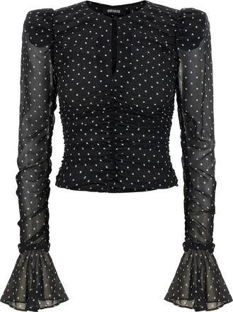 Rotate Rotate Birger Christensen, Damen, Blusen & Hemden, Schwarzk, XSGr&ouml;&szlig;e