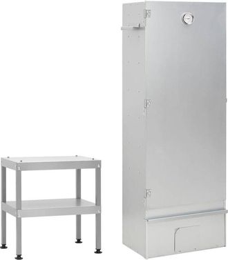 vidaXL Vidaxl - R&auml;ucherofen mit Tisch Verzinkter Stahl