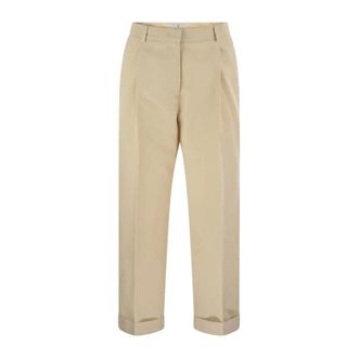 Pantaloni Torino Damen, Hosen, Beige, XLGr&ouml;&szlig;e