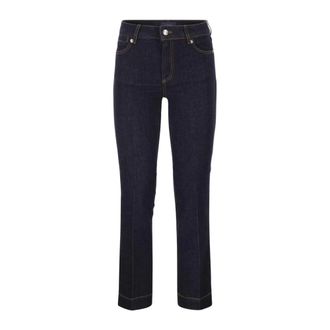 Sportmax Jean &Eacute;vas&eacute; Record - Femme - Jeans - Bleu - Taille: W28