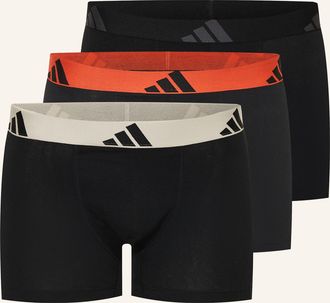 adidas 3er-Pack Boxershorts Active Flex Cotton schwarz