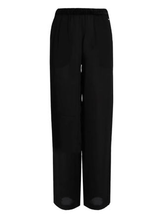 A|X Armani Exchange Jogginghose mit Samtbund - Schwarz