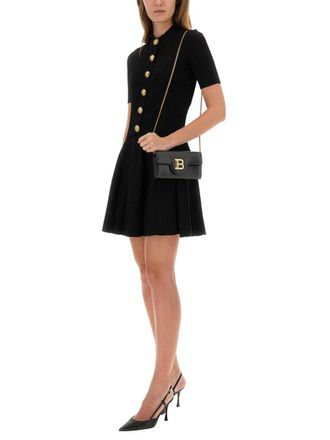 Balmain Viscose Knit Cardigan - Black