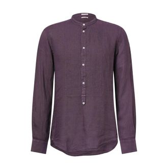 Massimo Alba Homme, Chemises, Violet, Taille: L Chemises Casual