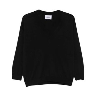 Alpha Studio V-Ausschnitt Strick - - Knitwear - Damen - Schwarzk - XL