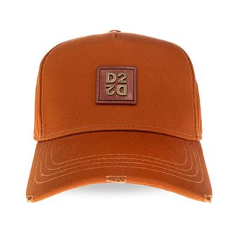 Dsquared2 Casquette de baseball - Homme - Accessoires - Orange - Taille: ONE Size