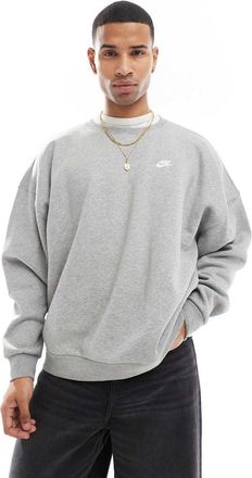 Nike Club - Sweat oversize - Gris