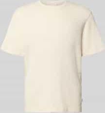 Forét T-Shirt mit Logo-Stitching und Rundhalsausschnitt