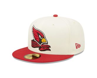 New Era Arizona Cardinals NFL 2022 Sideline Chrome White 59Fifty Basecap Arizona Cardinals, cremefarben 7 7/8