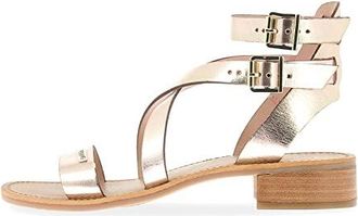 Les Tropeziennes Les Tropeziennes par M. Belarbi Femme HOCEAN Chaussures Ville Salome Talon Inf 5Cm, Or, 37