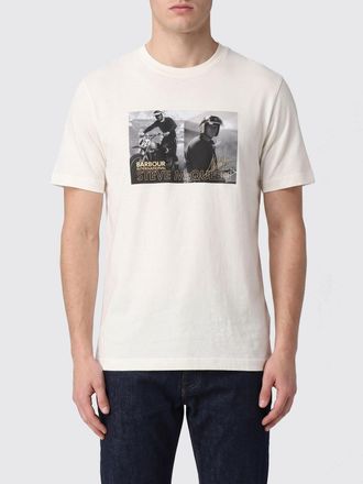 Barbour T-Shirt Herren Farbe Wei&szlig;
