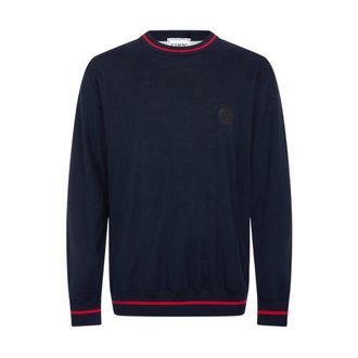 Iceberg Rundhals-Pullover - - Knitwear - Herren - Blau - L