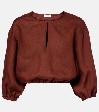 Eres Top raccourci Gracieux en lin