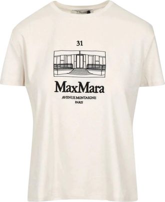 Max Mara Femme, Tops, Beige, Taille: 38 FR S Max Mara T-shirts et Polos