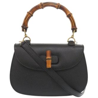 Gucci Pre-owned Cuir sacs-gucci - Femme - Pre-owned - Noir - Taille: ONE Size