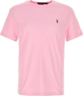 Polo Ralph Lauren Homme, Tops, Rose, Taille: XL T-shirt Pima Coupe Ajust&eacute;e Personnalis&eacute;e
