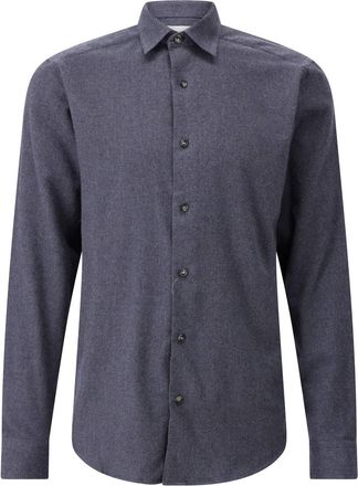 Eton Regular-Fit Flanellhemd aus Baumwolle