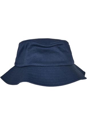 Flexfit Unisex Cotton Twill Bucket Hat Kids Hut, Navy, one Size