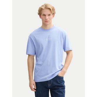 Tom Tailor Denim T-Shirt 1045021 Himmelblau Relaxed Fit