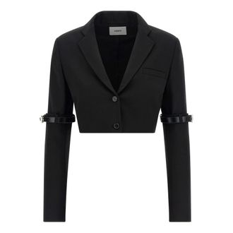 Coperni Hybrid Bolero Blazer - - Jackets - Damen - Schwarzk - XS
