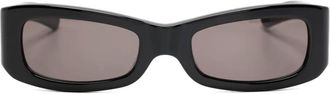 Flatlist Kareem Sonnenbrille mit eckigem Gestell - Schwarz