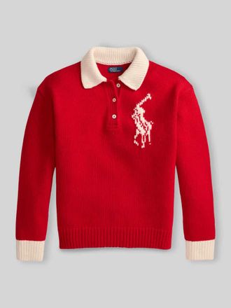 Polo Ralph Lauren Relaxed Fit Pullover aus reiner Wolle