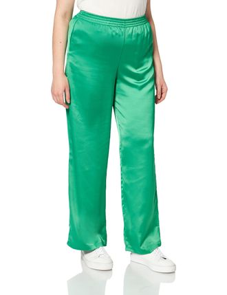 Jack & Jones JACK & JONES Damen JJXX JXKIRA Regular Satin Pant NOOS Hose, Jolly Green, XS