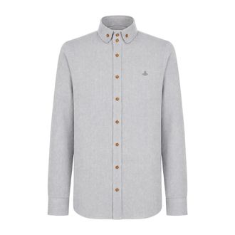 Vivienne Westwood Button Karl Hemd - - Shirts - Herren - Grau - M