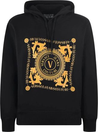 Versace Jeans Couture Homme, Sweatshirts et sweats &agrave; capuche, Noir, Taille: XL Felpa