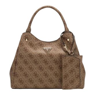 Guess Lorella Logo Kleine Handtasche - - Bags - Damen - Braun - ONE SIZE