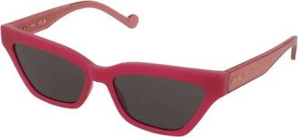 Liu Jo unisex, Accessoires, Rose, Taille: 55 MM Lunettes de soleil oeil-de-chat