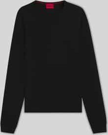HUGO BOSS Regular Fit Strickpullover aus Merinowolle Modell SAN CEDRIC