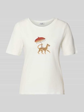 More & More T-Shirt mit Motiv-Print und Rundhalsausschnitt