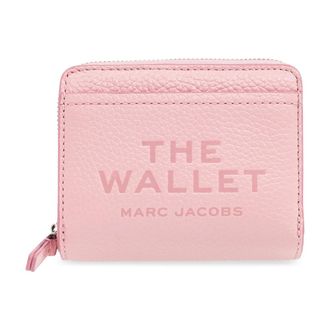 Marc Jacobs Femme, Accessoires, Rose, Taille: ONE Size Le Mini Portefeuille Compact en Cuir