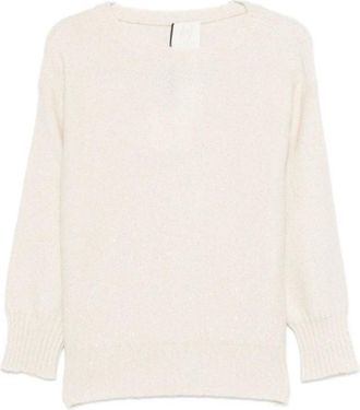 Marella Femme, Pulls, Beige, Taille: 42 FR Ennio Sweater
