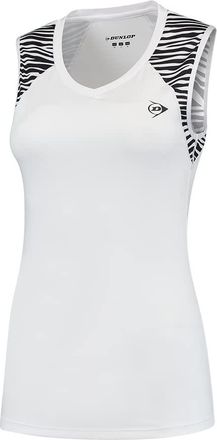 Dunlop Sports Damen Ladies Game Tank Top Tennis Shirt, Weiß, M EU