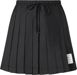 Thom Browne Ripstop Pleated Mini Skirt