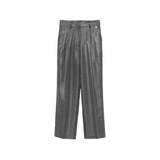 Twinset Actitude Palazzo-Hose - - Trousers - Damen - Grau - S